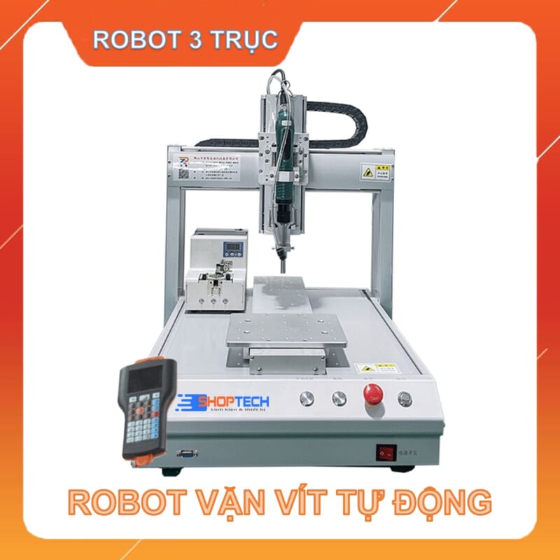 Robot vặn vít tự động để bàn (1 đầu vặn, 1 đồ gá) – Linh kiện & Thiết bị
